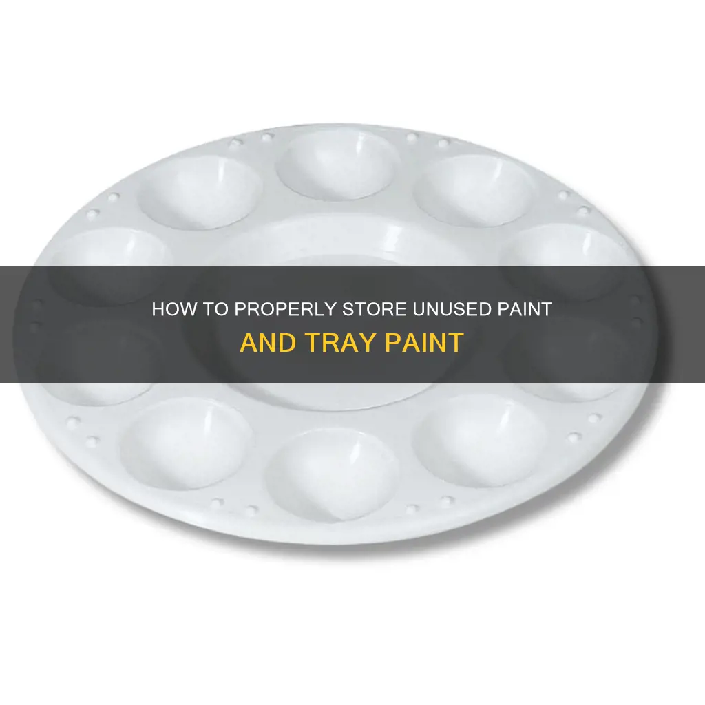 How To Properly Store Unused Paint And Tray Paint | CyPaint