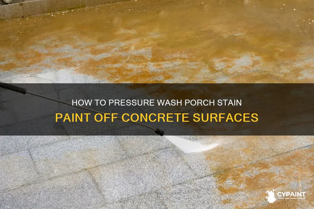 How To Pressure Wash Porch Stain Paint Off Concrete Surfaces | CyPaint
