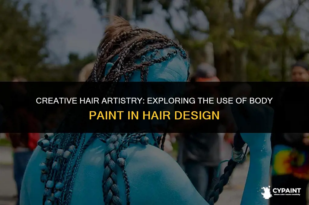 Creative Hair Artistry: Exploring The Use Of Body Paint In Hair Design ...