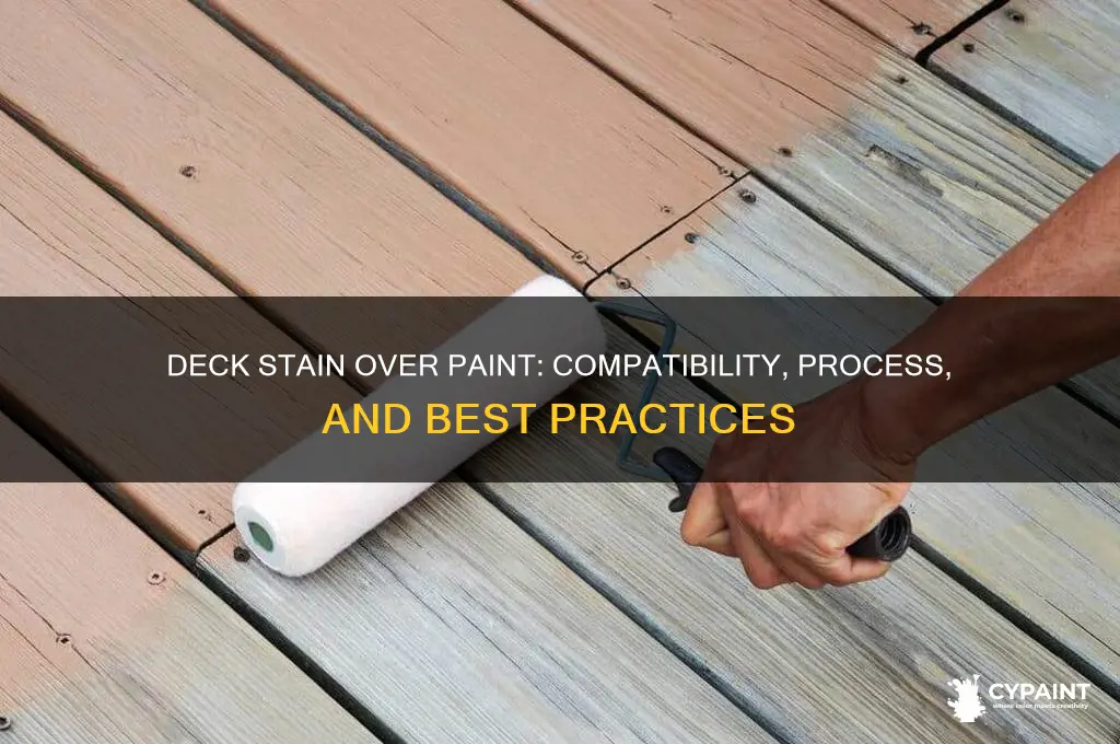 Deck Stain Over Paint: Compatibility, Process, And Best Practices | CyPaint