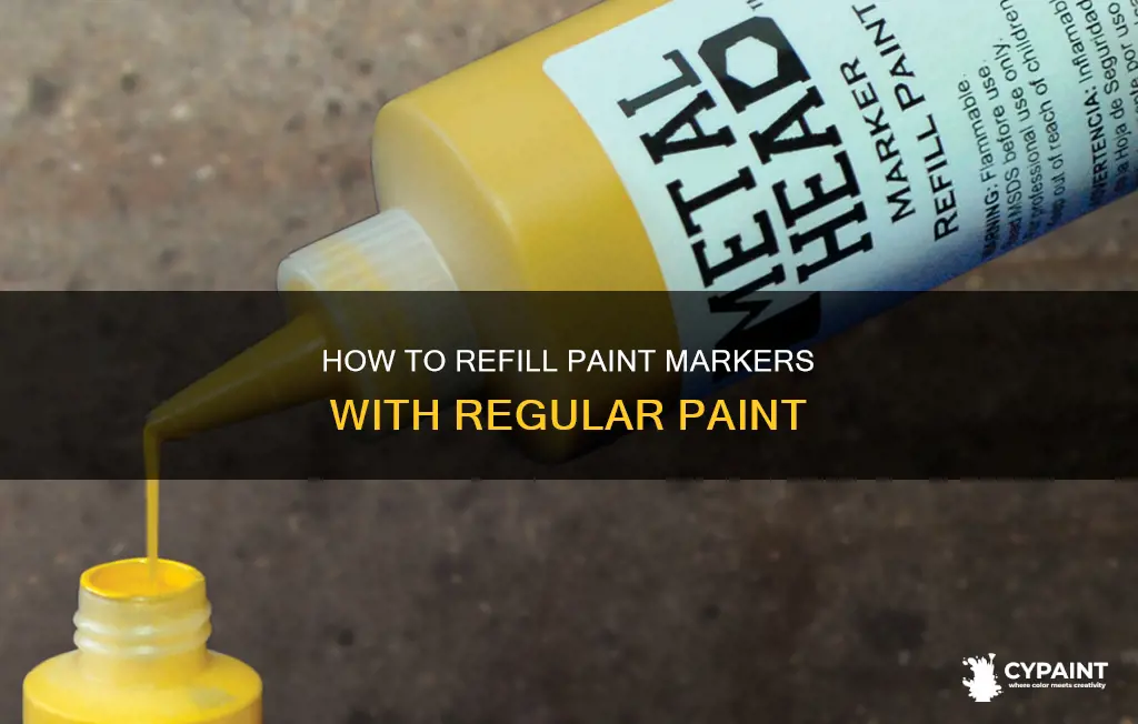 How To Refill Paint Markers With Regular Paint | CyPaint