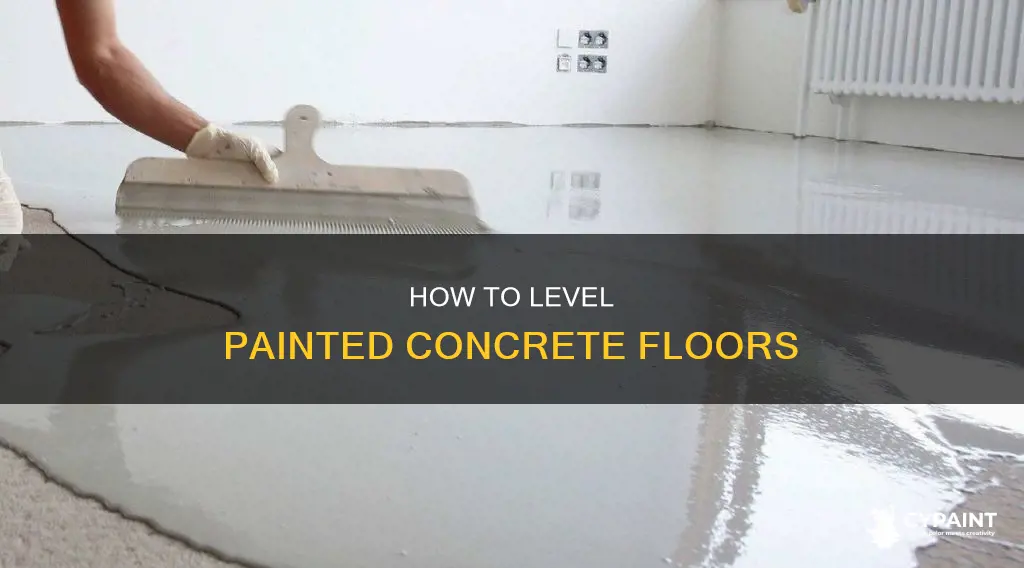 How To Level Painted Concrete Floors | CyPaint