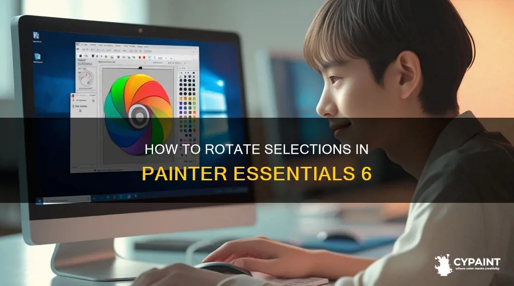 How To Rotate Selections In Painter Essentials 6 | CyPaint