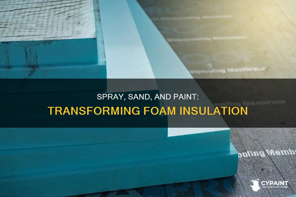 Spray, Sand, And Paint: Transforming Foam Insulation | CyPaint