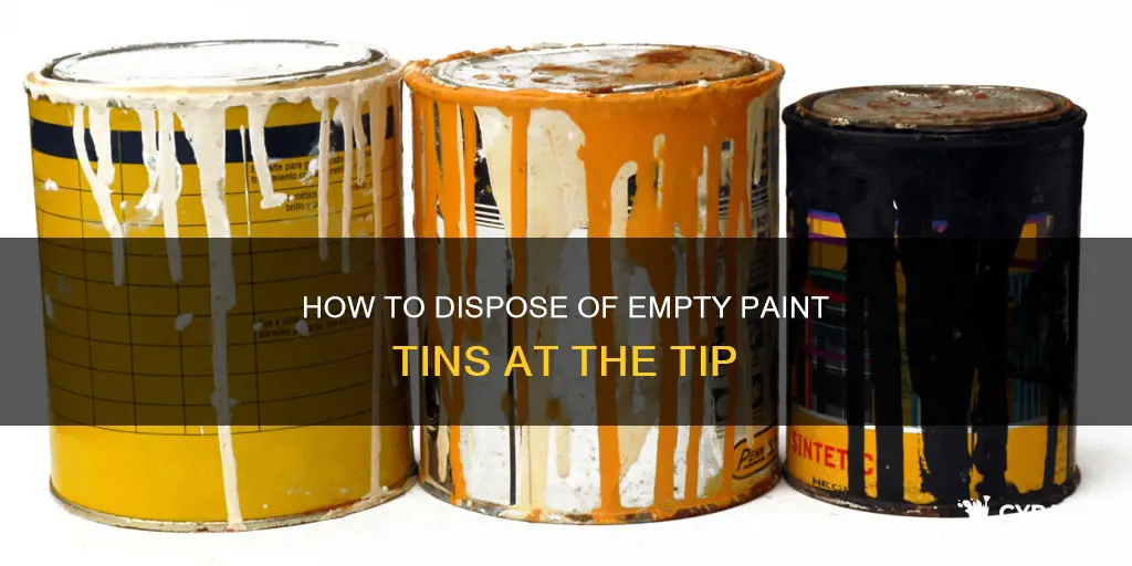 How To Dispose Of Empty Paint Tins At The Tip | CyPaint