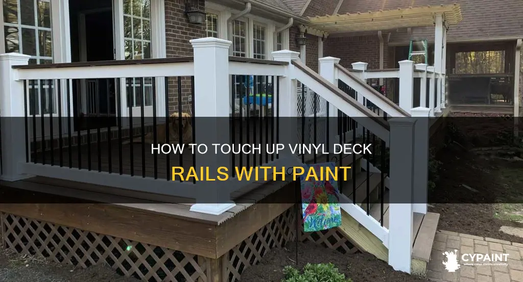 How To Touch Up Vinyl Deck Rails With Paint | CyPaint