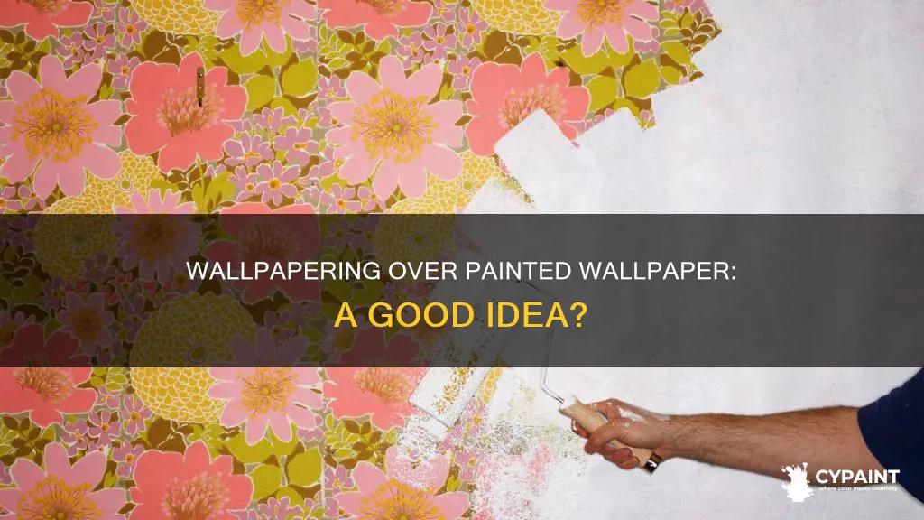 Wallpapering Over Painted Wallpaper: A Good Idea? | CyPaint