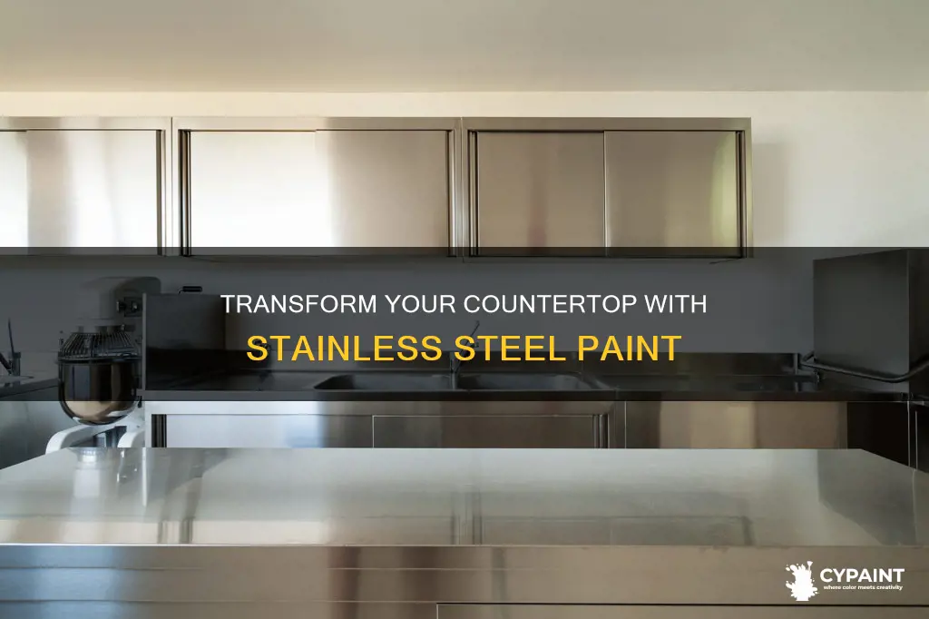 Transform Your Countertop With Stainless Steel Paint | CyPaint