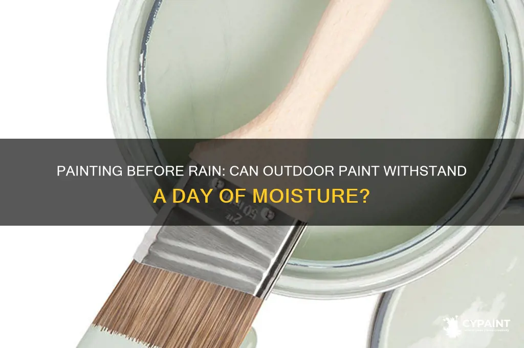 Painting Before Rain: Can Outdoor Paint Withstand A Day Of Moisture ...