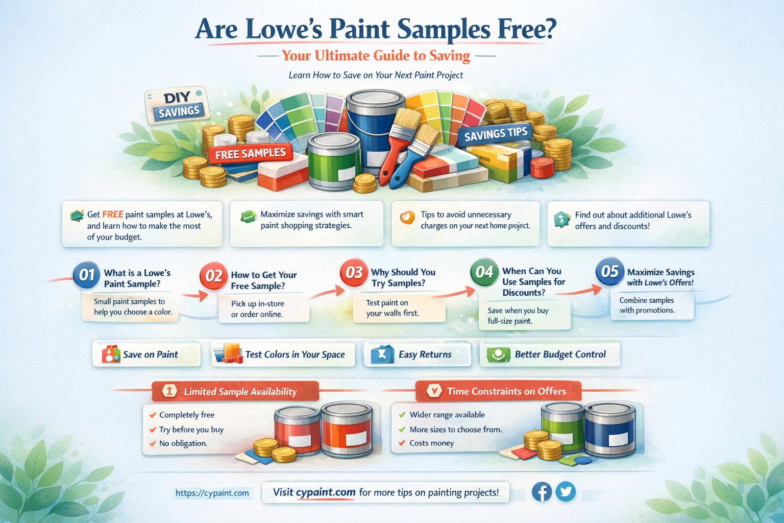 Are Lowe's Paint Samples Free? Your Ultimate Guide To Saving | CyPaint