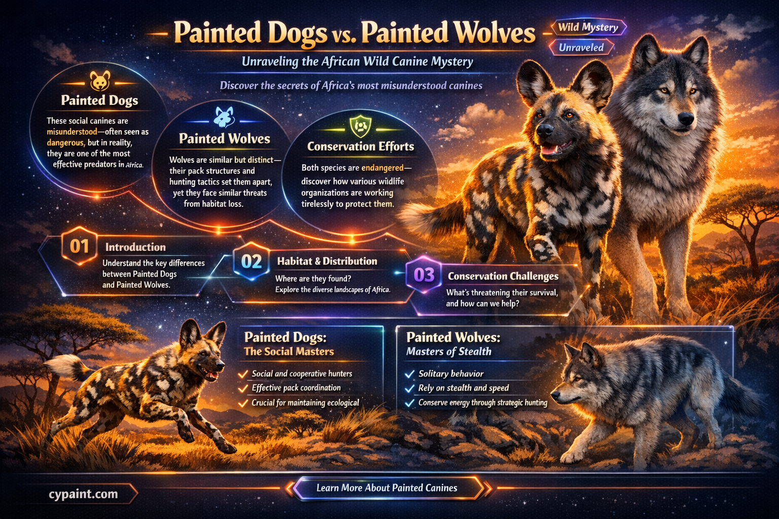 Painted Dogs Vs. Painted Wolves: Unraveling The African Wild Canine ...