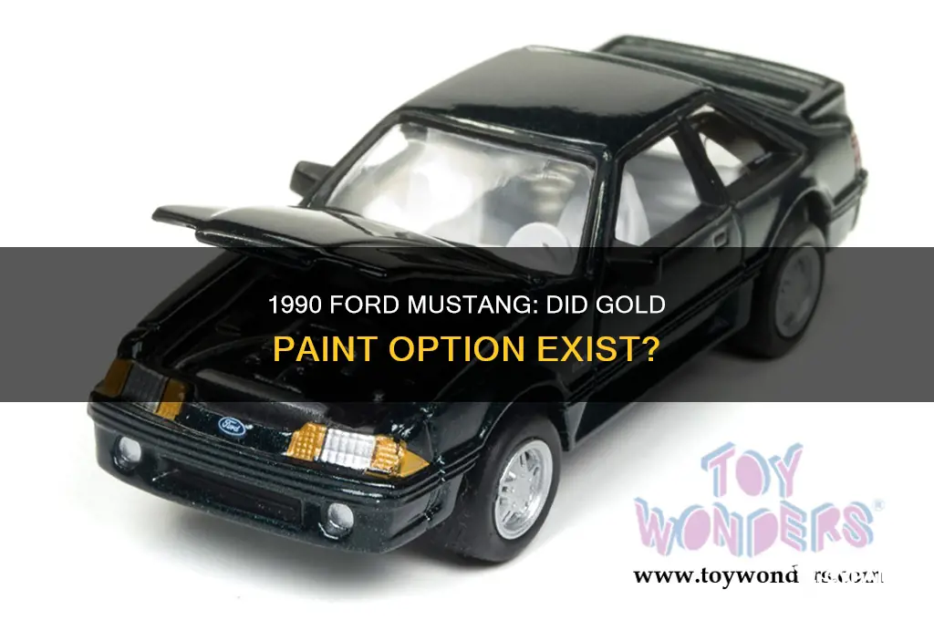 1990 Ford Mustang: Did Gold Paint Option Exist? | CyPaint