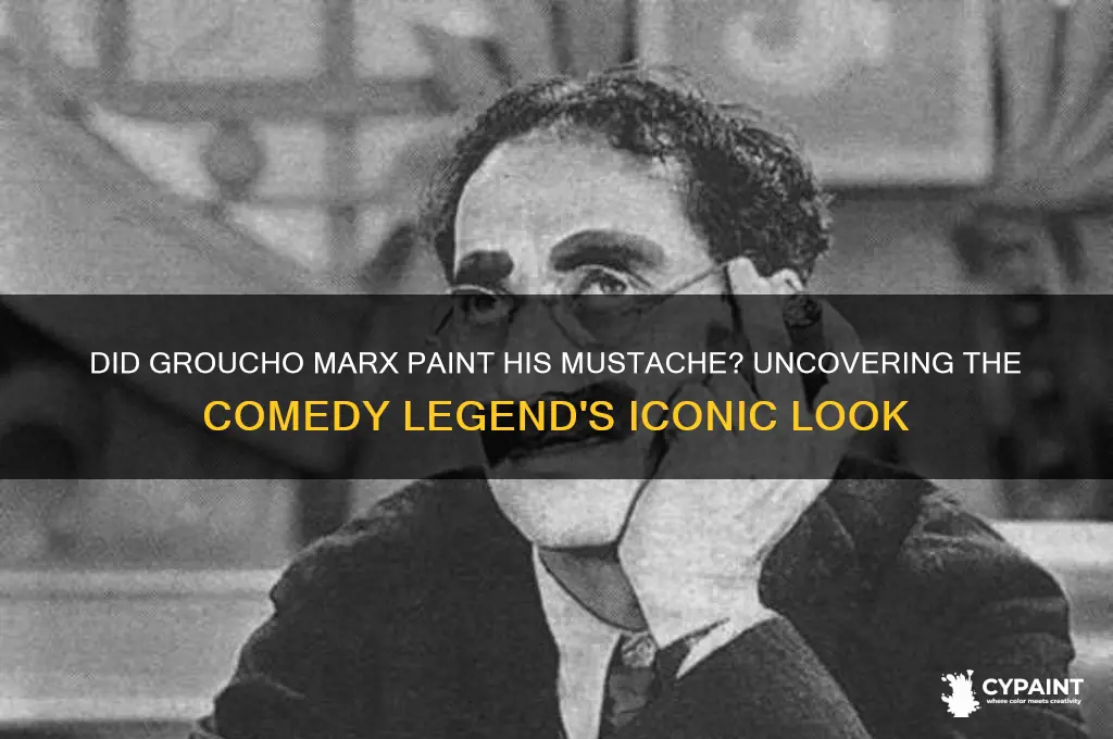 Did Groucho Marx Paint His Mustache? Uncovering The Comedy Legend's ...