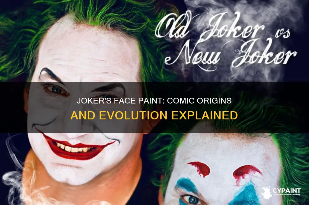 Joker's Face Paint: Comic Origins And Evolution Explained | CyPaint