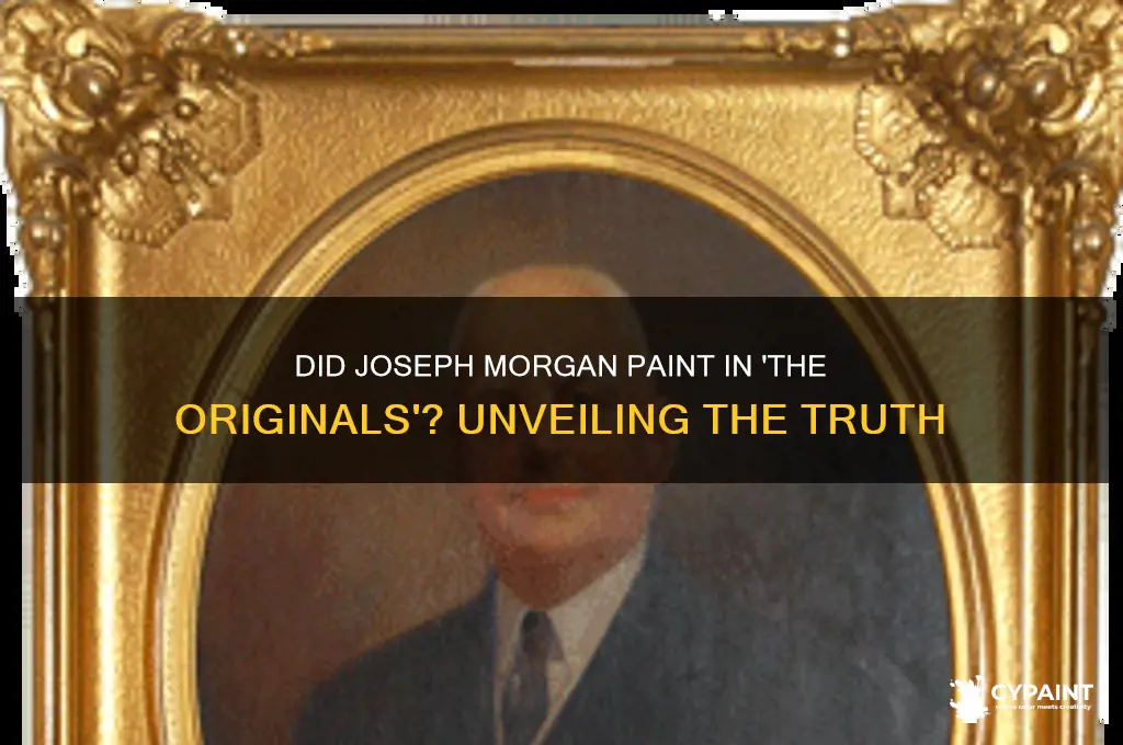 Did Joseph Morgan Paint In 'The Originals'? Unveiling The Truth | CyPaint