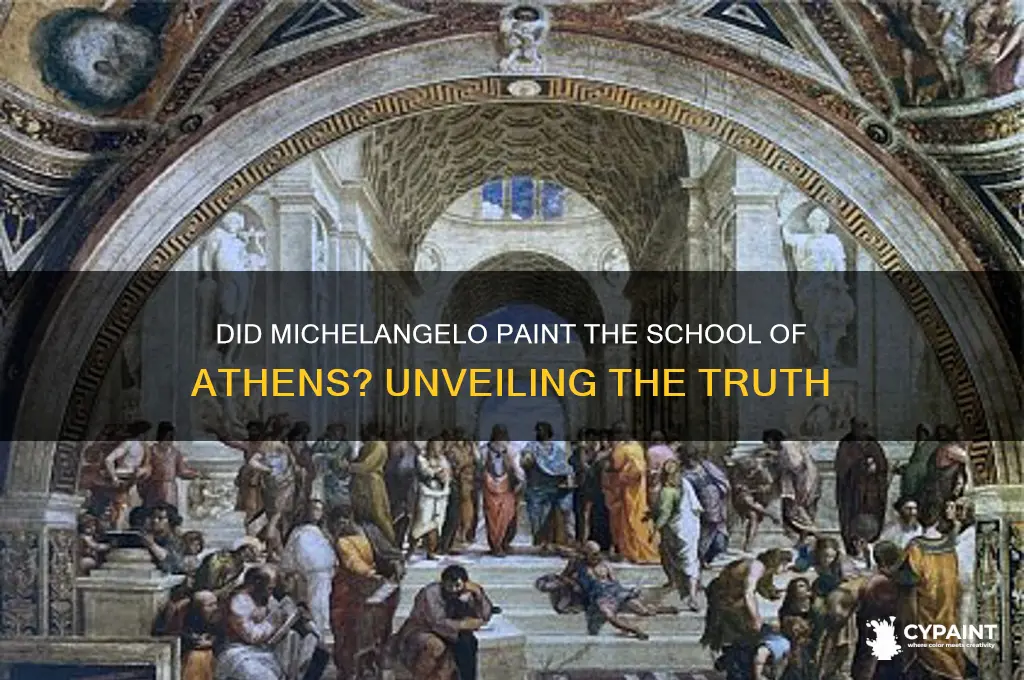 Did Michelangelo Paint The School Of Athens? Unveiling The Truth | CyPaint
