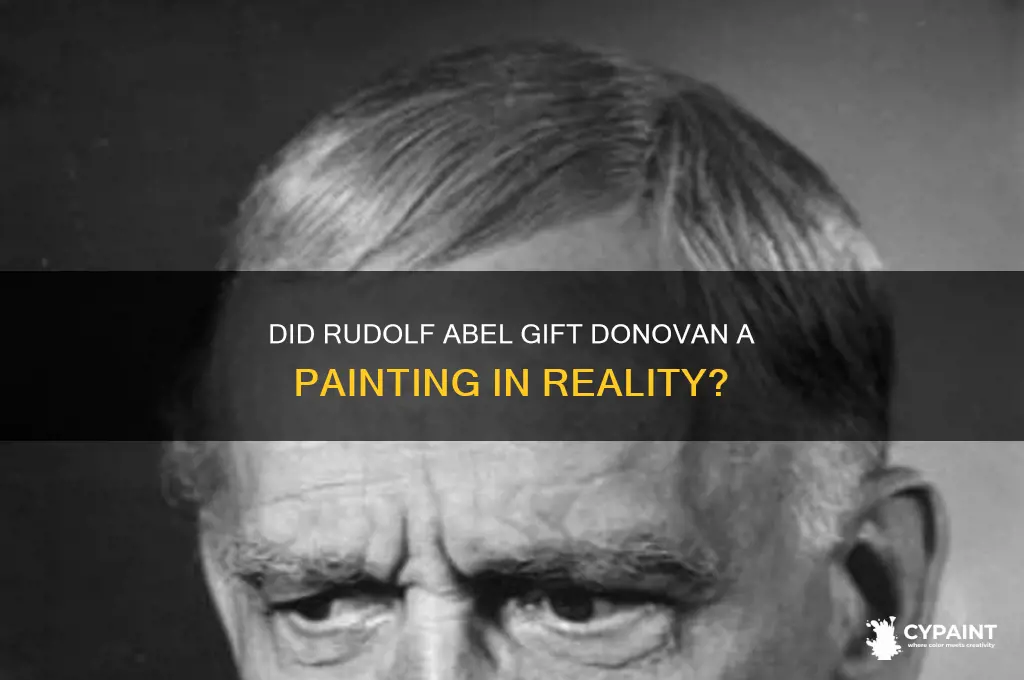 Did Rudolf Abel Gift Donovan A Painting In Reality? | CyPaint