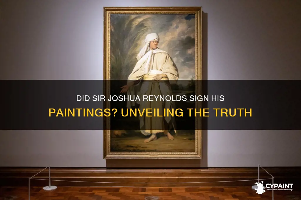 Did Sir Joshua Reynolds Sign His Paintings? Unveiling The Truth | CyPaint