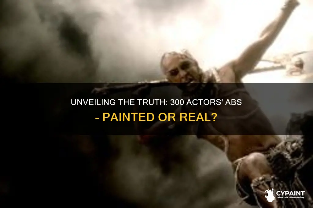 Unveiling The Truth: 300 Actors' Abs - Painted Or Real? | CyPaint