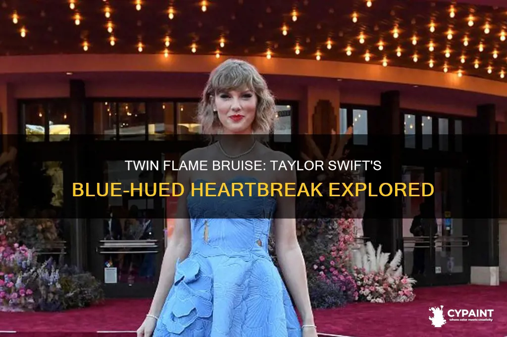Twin Flame Bruise: Taylor Swift's Blue-Hued Heartbreak Explored | CyPaint