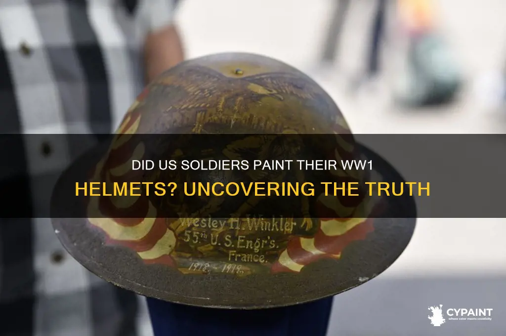 Did Us Soldiers Paint Their Ww1 Helmets? Uncovering The Truth | CyPaint