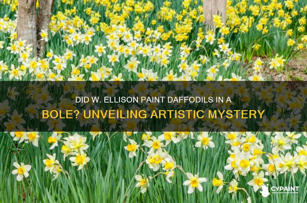 Did W. Ellison Paint Daffodils In A Bole? Unveiling Artistic Mystery ...