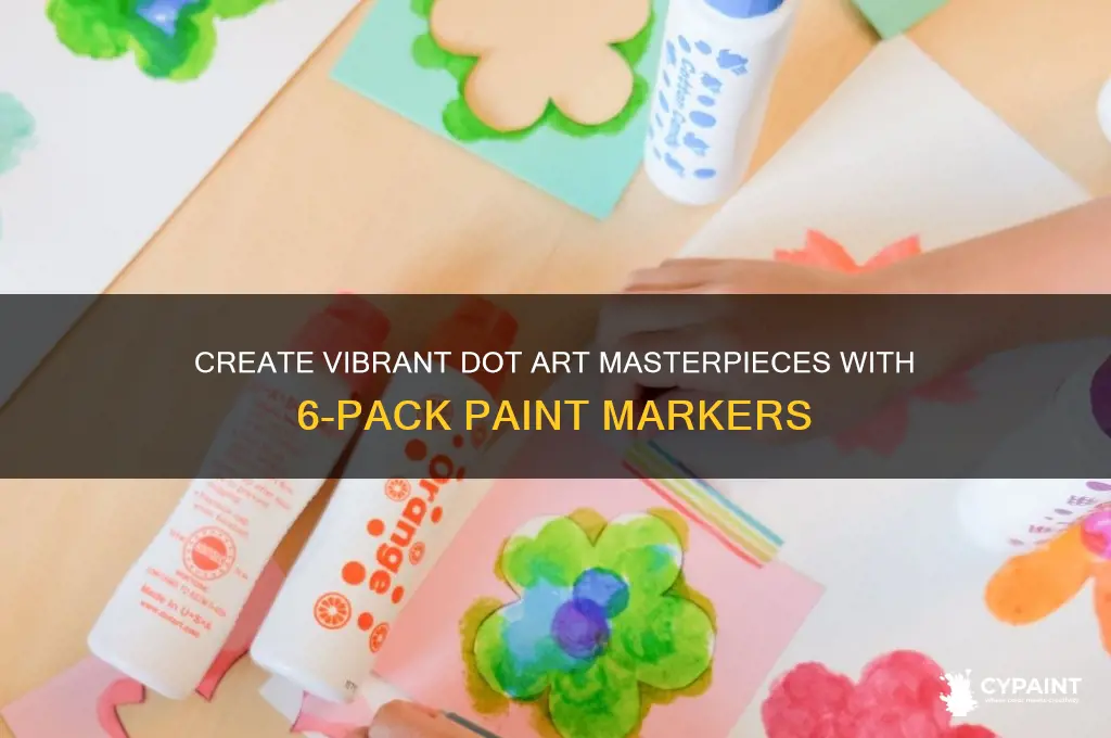 Create Vibrant Dot Art Masterpieces With 6-Pack Paint Markers | CyPaint