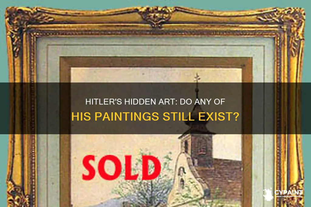 Hitler's Hidden Art: Do Any Of His Paintings Still Exist? | CyPaint