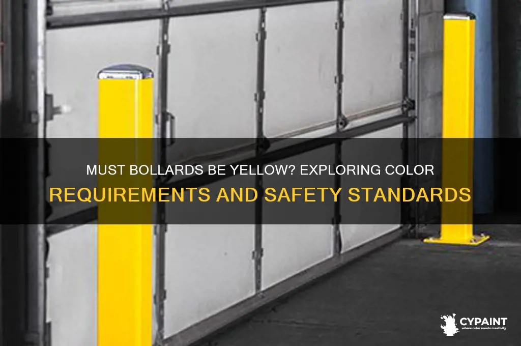 Must Bollards Be Yellow? Exploring Color Requirements And Safety ...