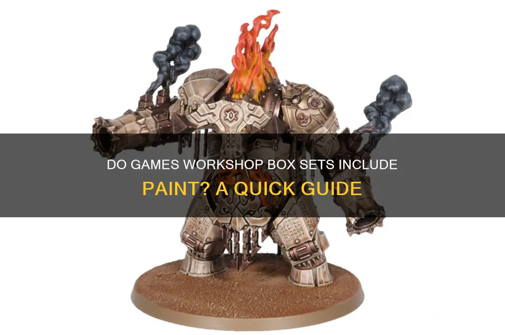 Do Games Workshop Box Sets Include Paint? A Quick Guide | CyPaint