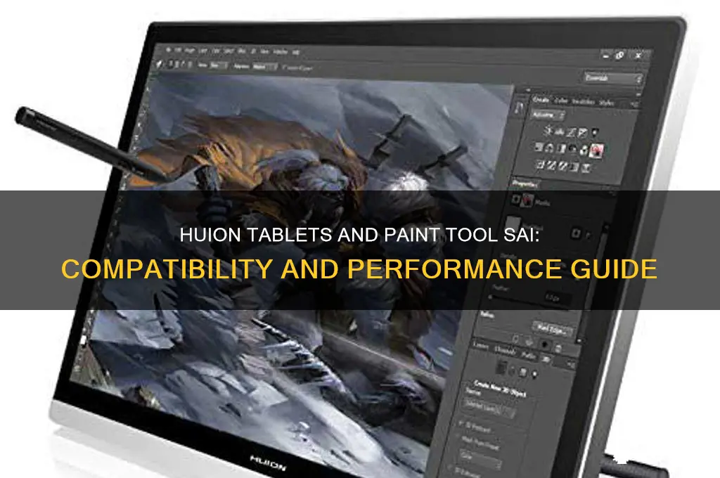 Huion Tablets And Paint Tool Sai: Compatibility And Performance Guide ...