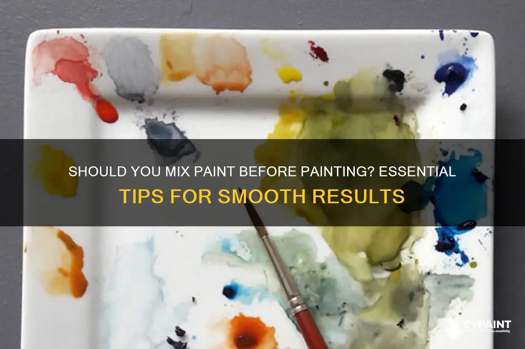 Should You Mix Paint Before Painting? Essential Tips For Smooth Results ...