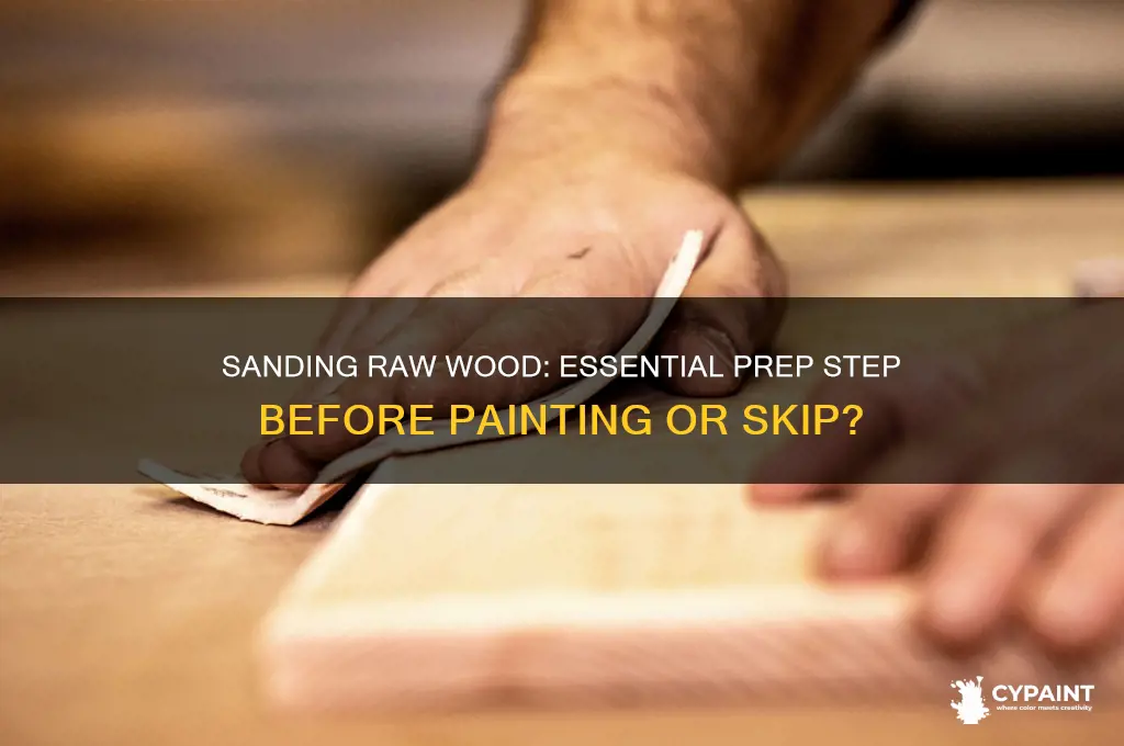 Sanding Raw Wood: Essential Prep Step Before Painting Or Skip? | CyPaint