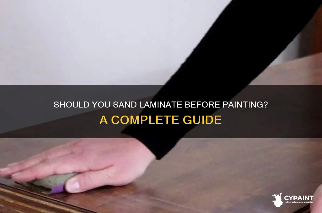 Should You Sand Laminate Before Painting? A Complete Guide | CyPaint