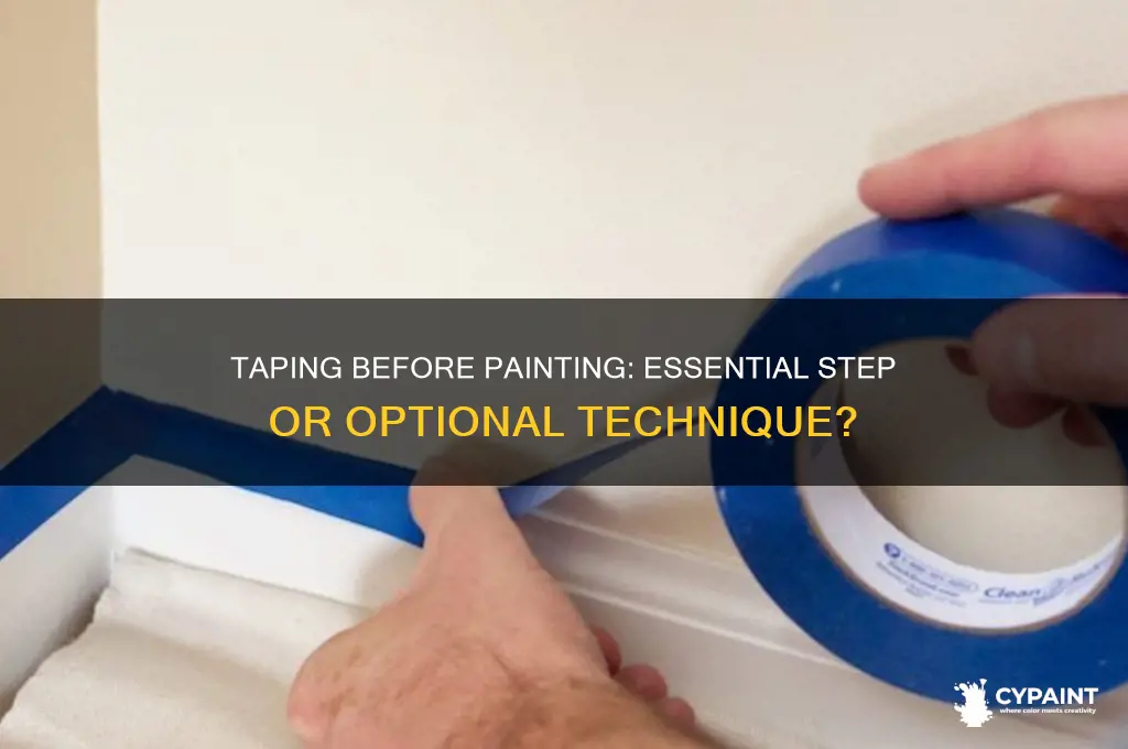 Taping Before Painting: Essential Step Or Optional Technique? | CyPaint