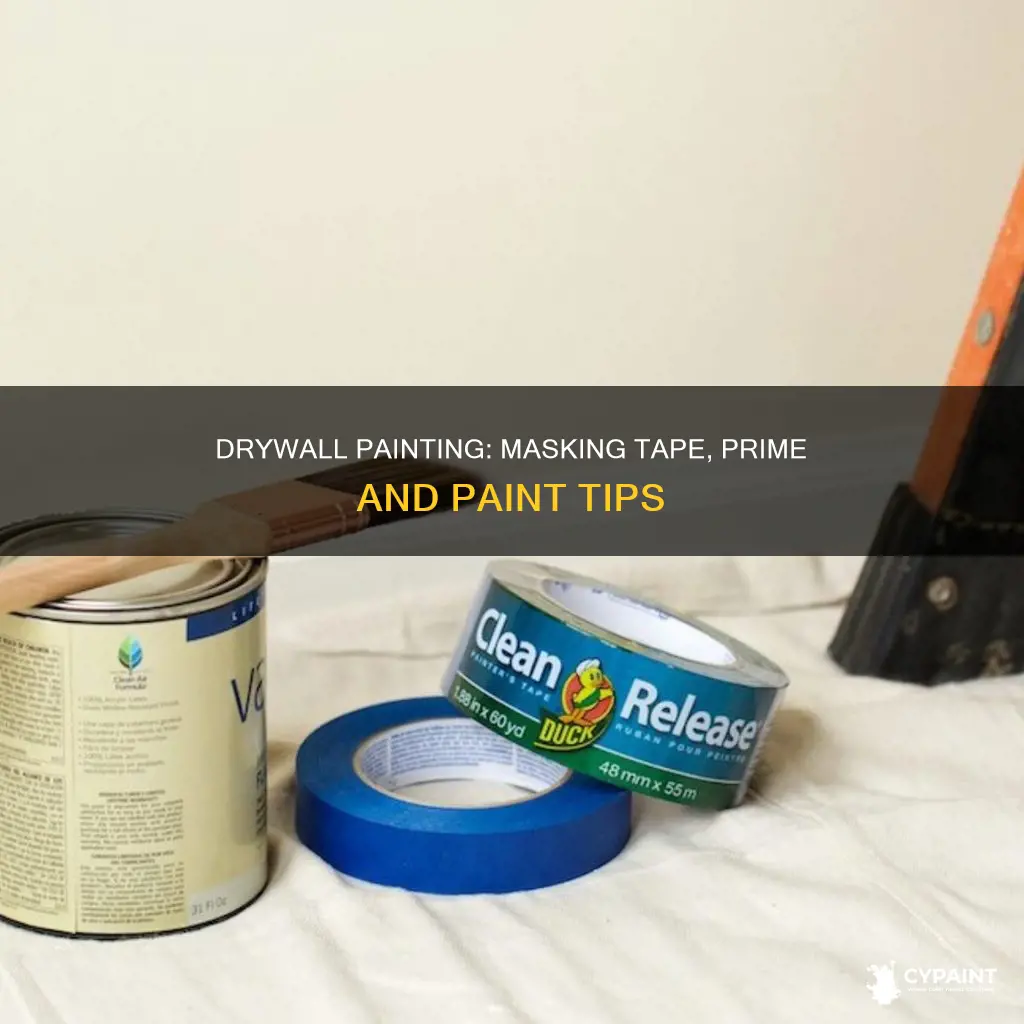 Drywall Painting: Masking Tape, Prime And Paint Tips | CyPaint