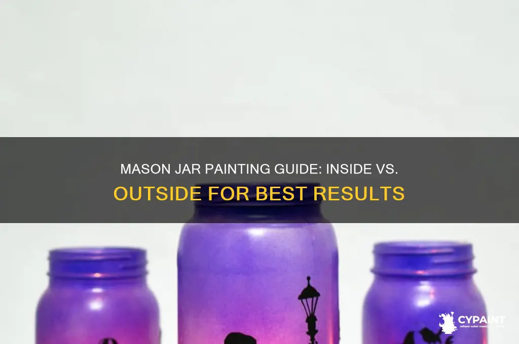 Mason Jar Painting Guide: Inside Vs. Outside For Best Results | CyPaint