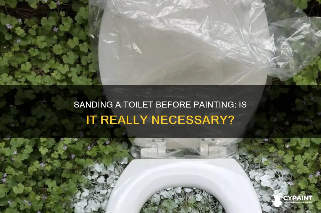 Sanding A Toilet Before Painting: Is It Really Necessary? | CyPaint