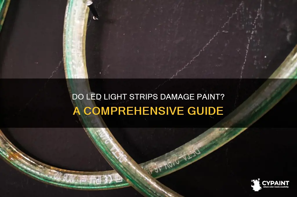 Do Led Light Strips Damage Paint? A Comprehensive Guide | CyPaint