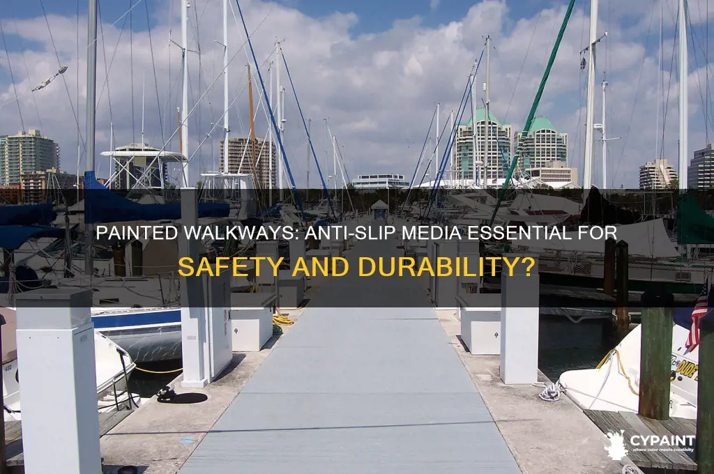 Painted Walkways: Anti-Slip Media Essential For Safety And Durability ...