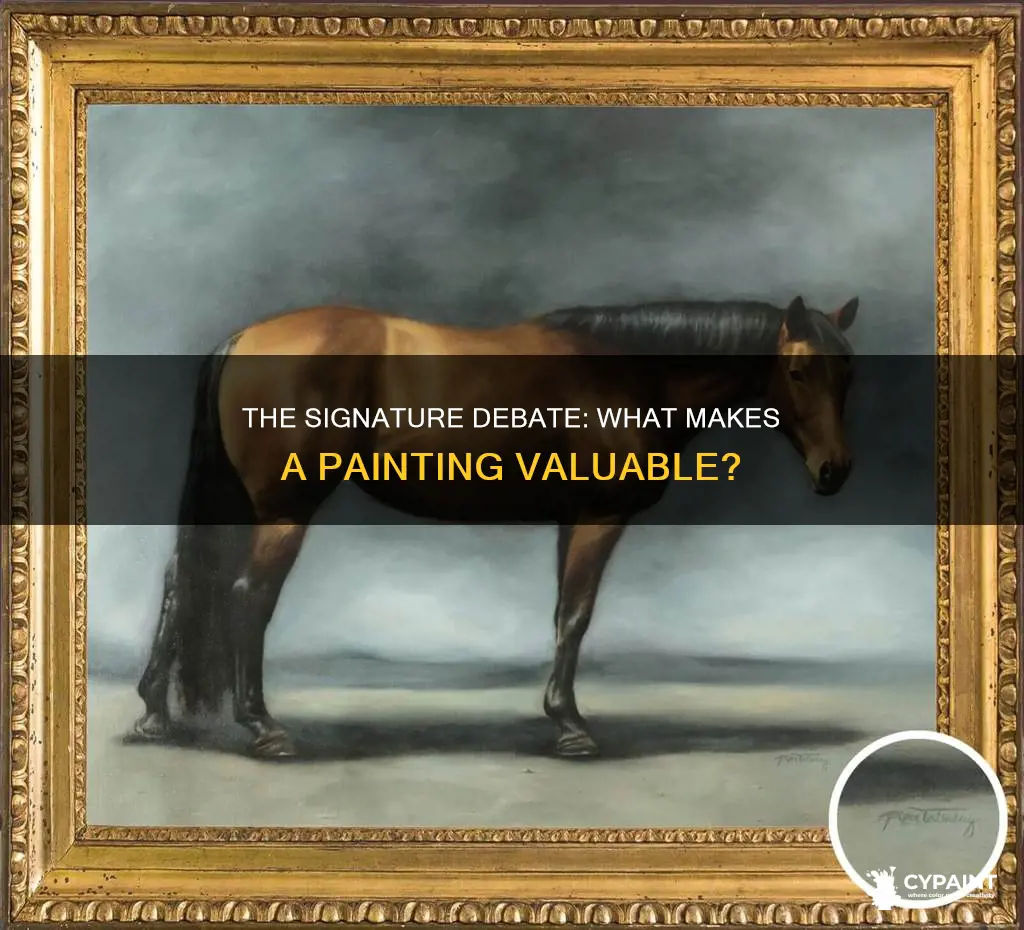 The Signature Debate: What Makes A Painting Valuable? | CyPaint
