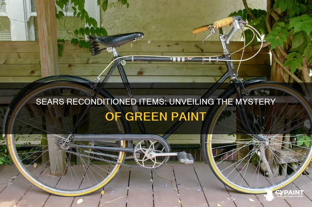 Sears Reconditioned Items: Unveiling The Mystery Of Green Paint | CyPaint