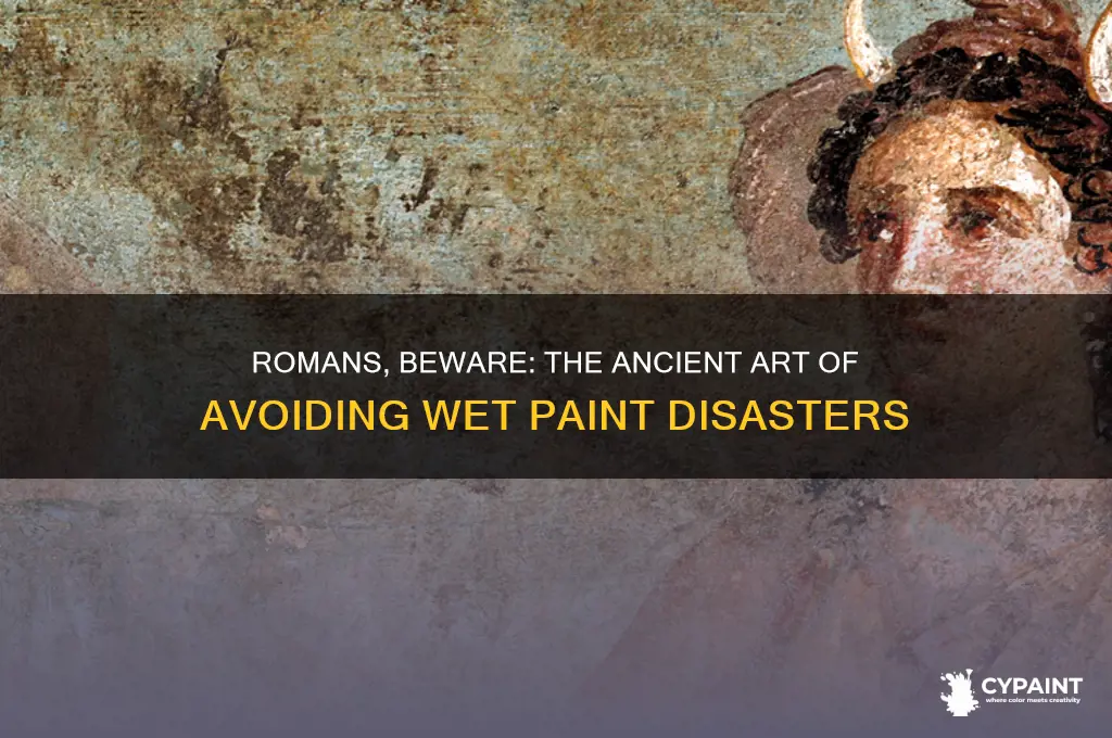 Romans, Beware: The Ancient Art Of Avoiding Wet Paint Disasters | CyPaint