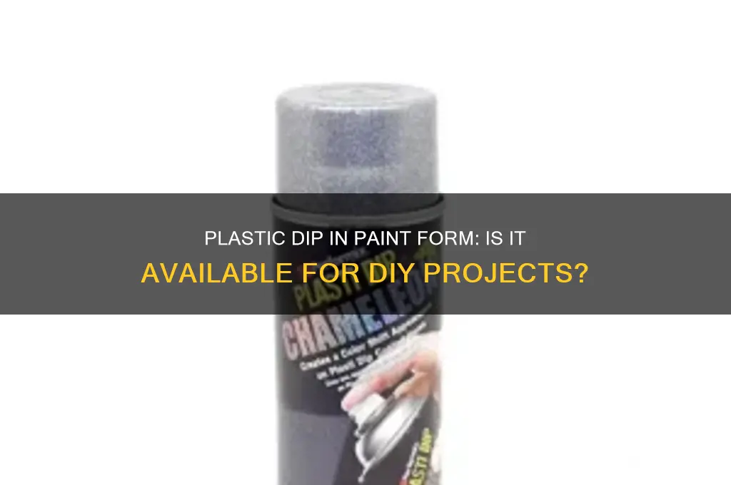 Plastic Dip In Paint Form: Is It Available For Diy Projects? | CyPaint