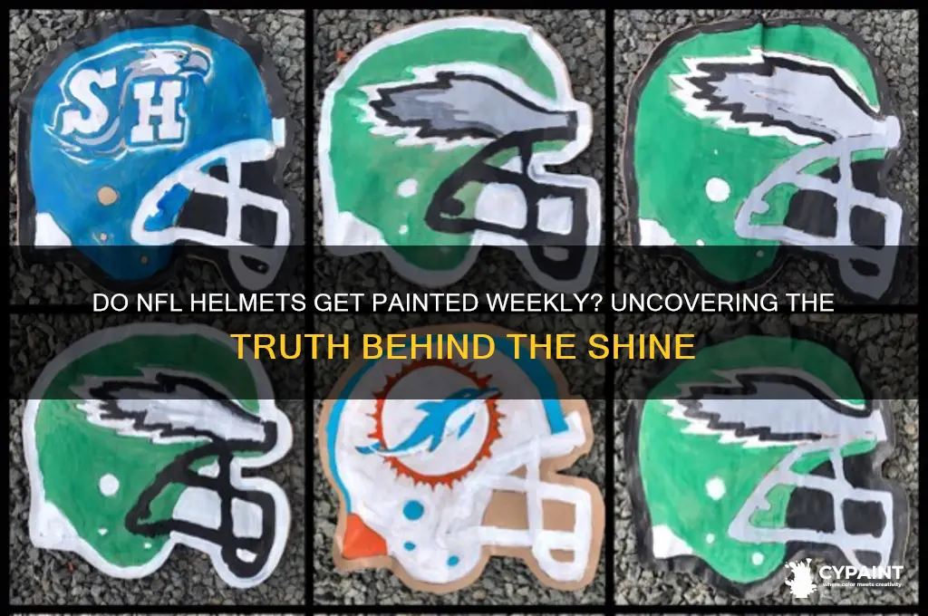 Do Nfl Helmets Get Painted Weekly? Uncovering The Truth Behind The ...