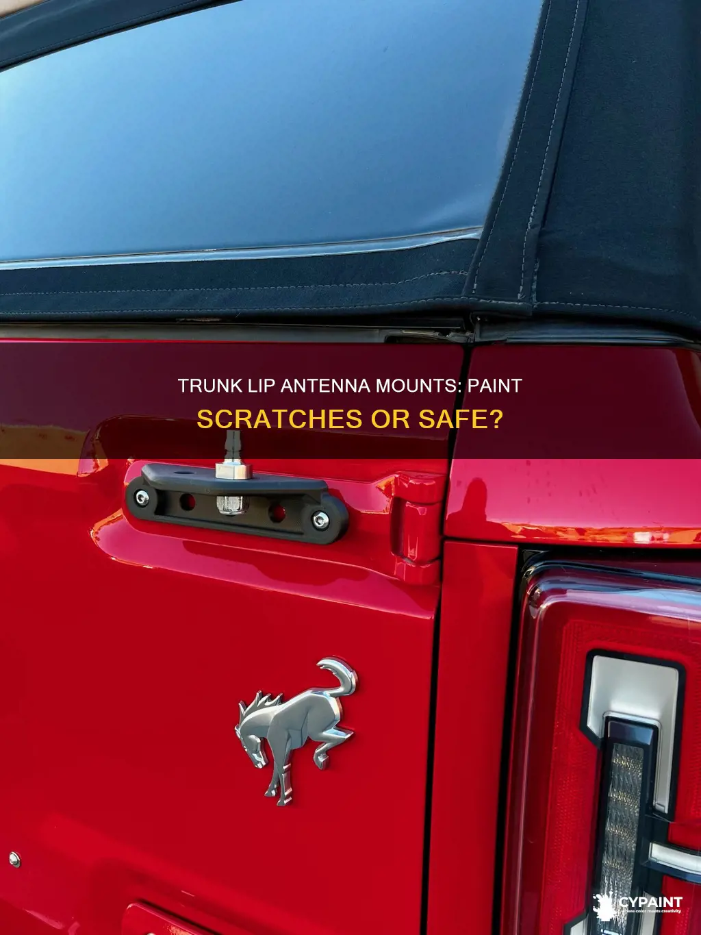 Trunk Lip Antenna Mounts: Paint Scratches Or Safe? | CyPaint