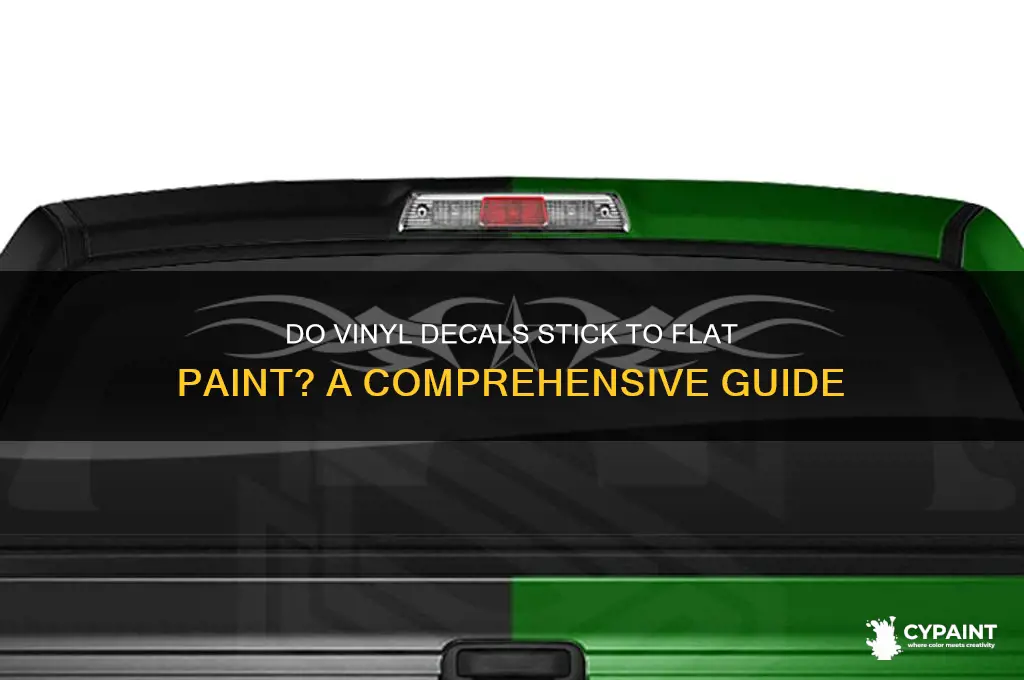 Do Vinyl Decals Stick To Flat Paint? A Comprehensive Guide | CyPaint