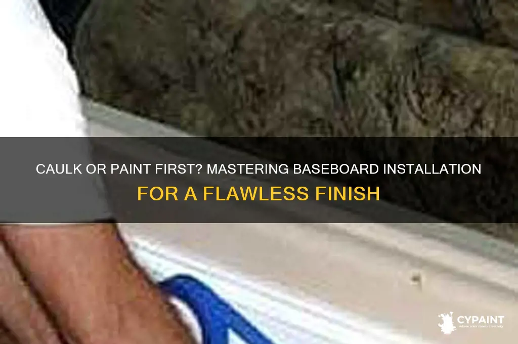 Caulk Or Paint First? Mastering Baseboard Installation For A Flawless ...