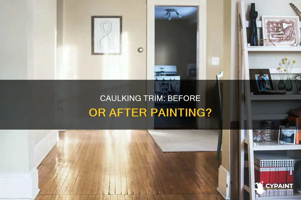 Caulking Trim: Before Or After Painting? | CyPaint