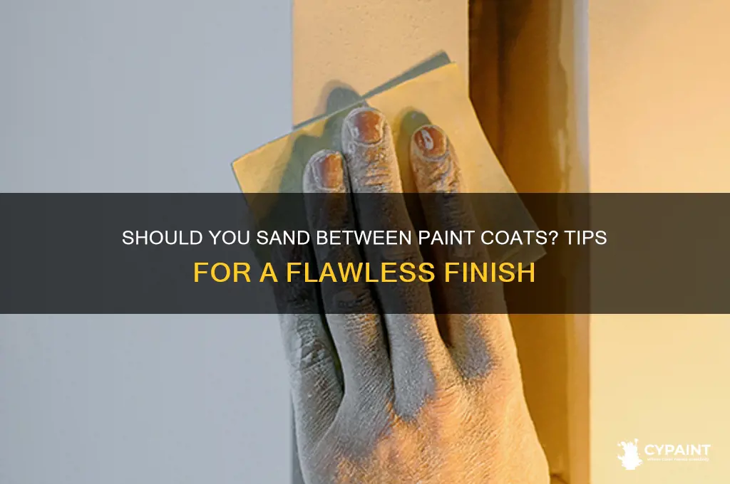 Should You Sand Between Coats Of Paint
